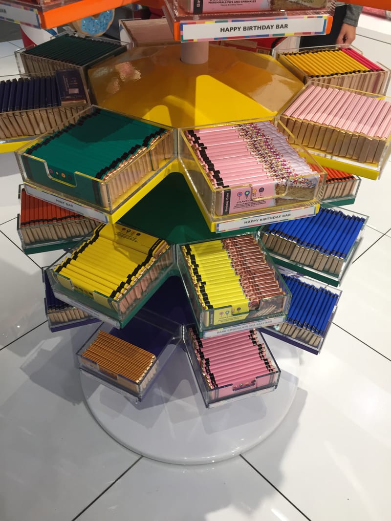 Bright and Colorful Custom Acrylic Candy Display - Akrylix