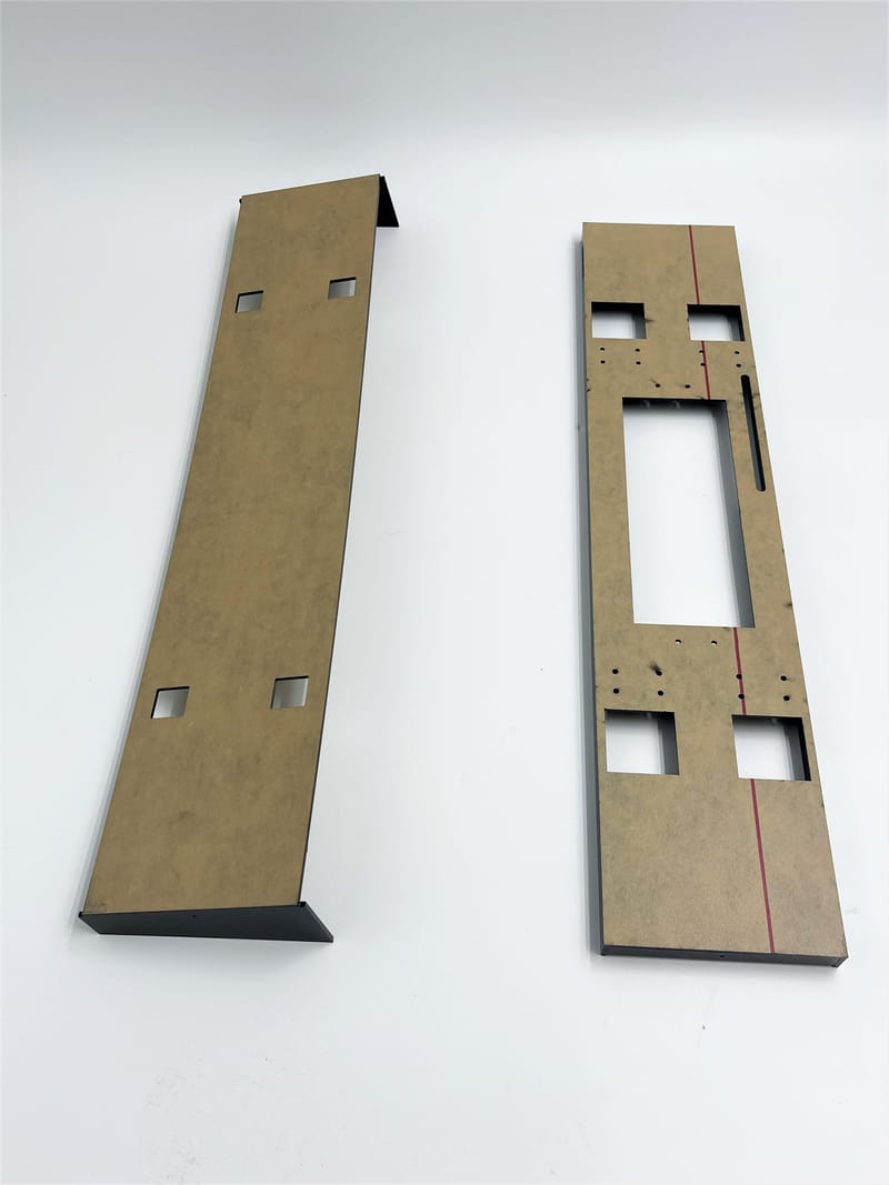Custom Black Acrylic Equipment Covers w/ Laser Cutting - Akrylix
