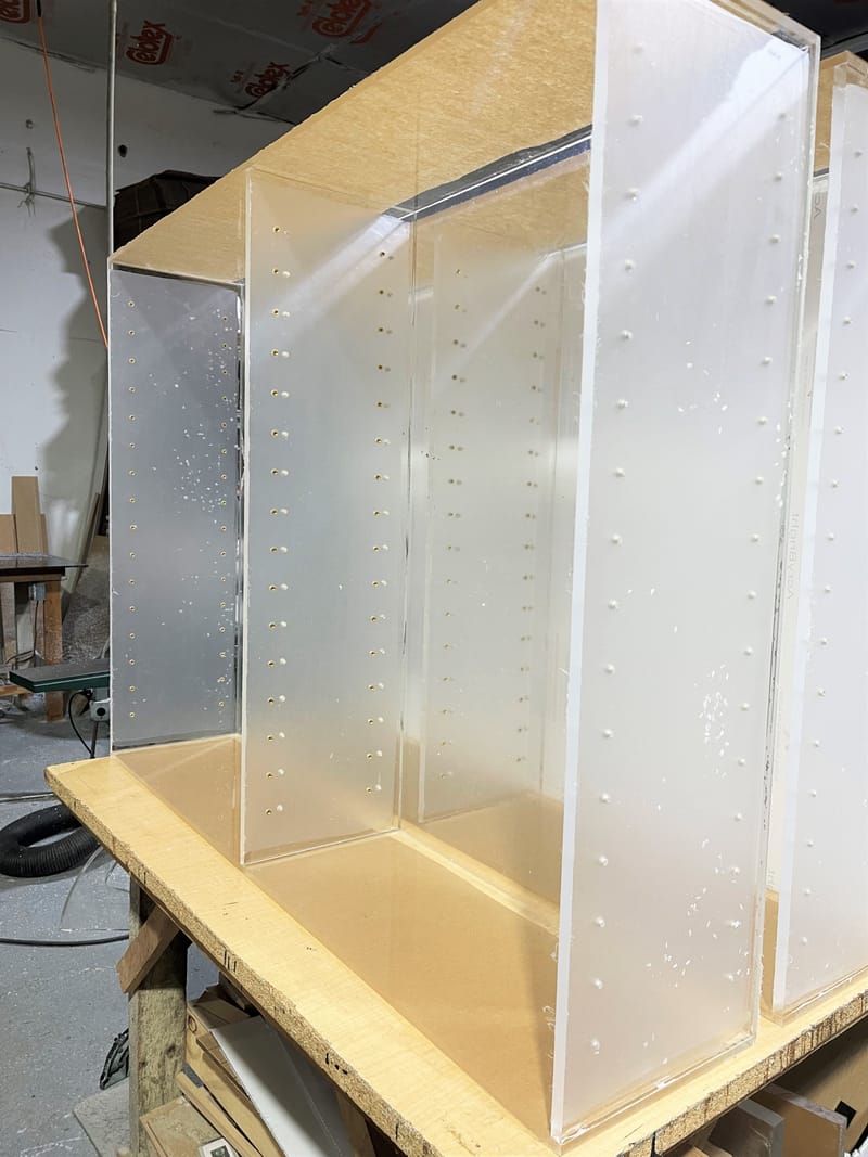 Custom Clear Acrylic Cabinetshelf Unit Akrylix
