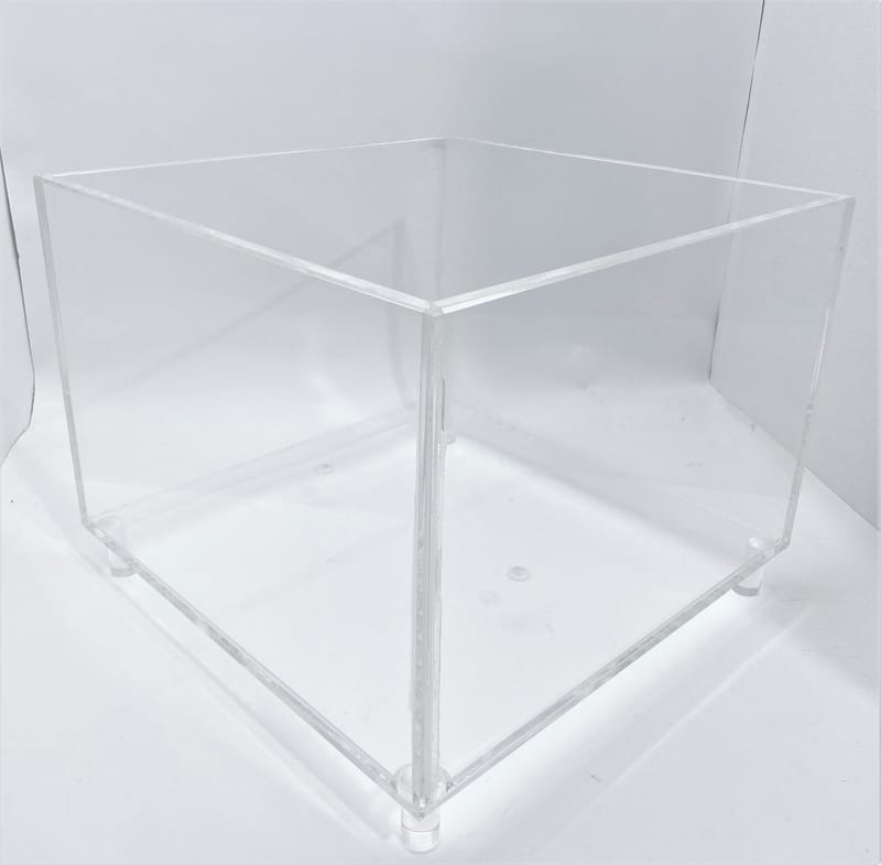 Raised Water Tight Clear Acrylic Box For Scientific Research - Akrylix