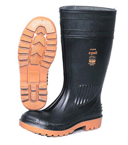 WAYNE DURALIGHT BLACK/BLACK GUMBOOT - SAFEPRO SAFETY PROTECTIVE CLOTHING