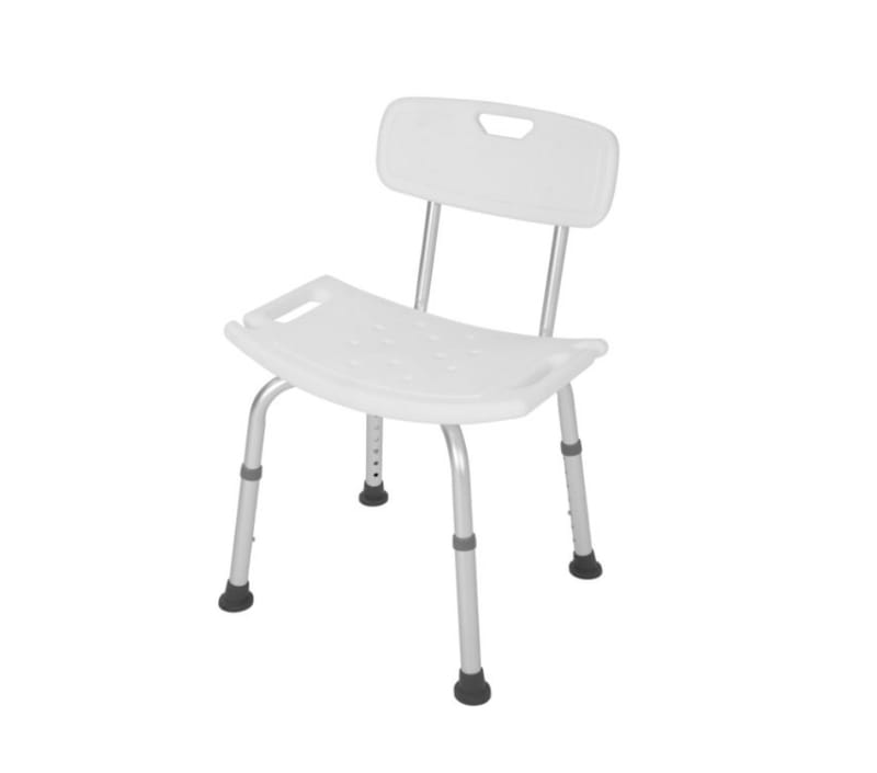 Shower Stool with Back - Wisbech Mobility