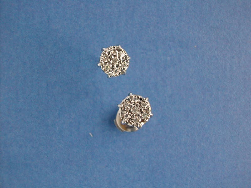 4) Boucles d'oreilles rail avec système alpa - Favre Sertis