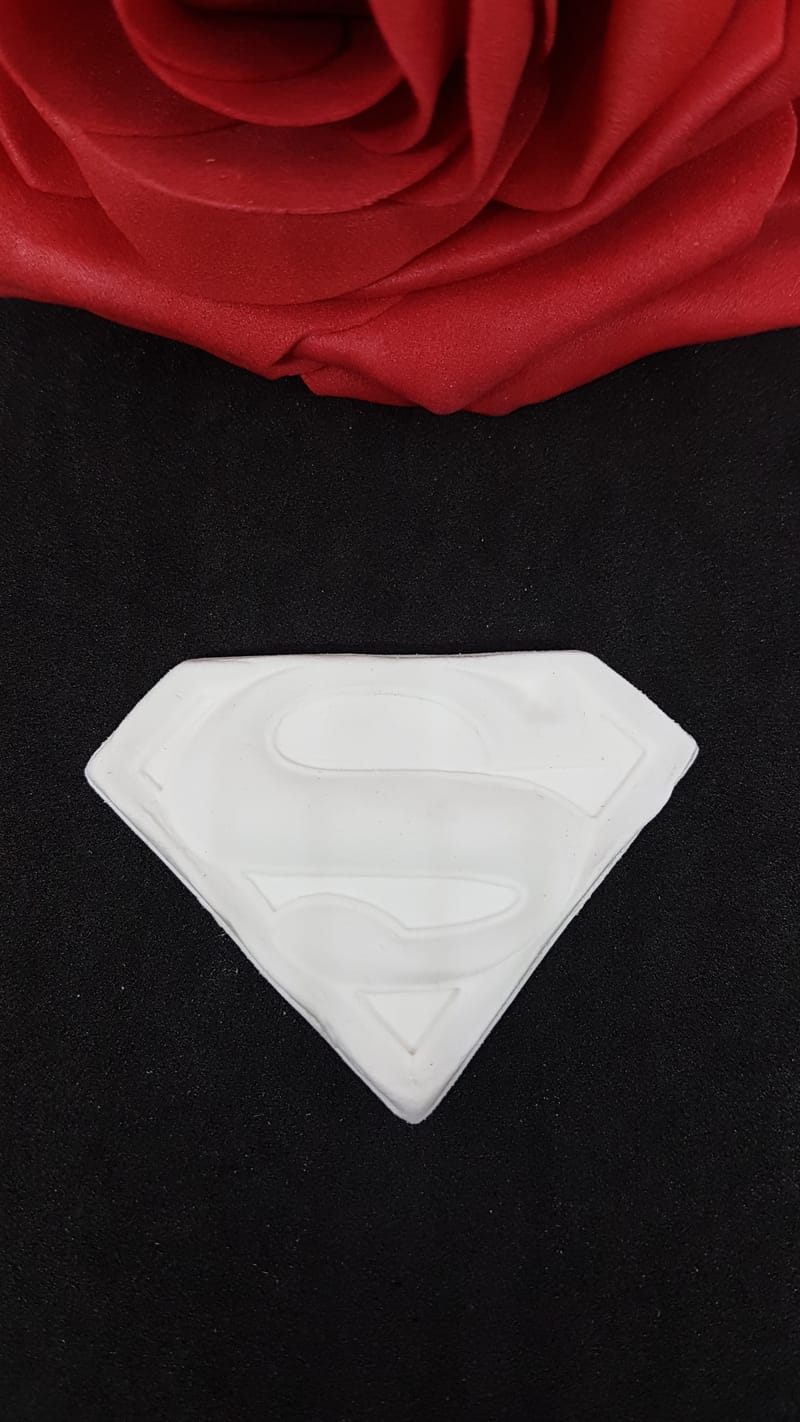 Handmade Clay Superman Ready to Paint - Blingtastic