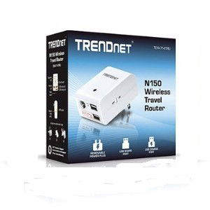 נתב אלחוטי TRENDnet N150 Wireless Travel Router TEW-714TRU