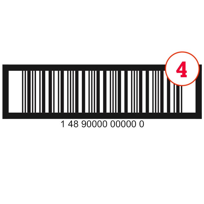 EAN-14 / DUN-14 [Package of 4 units] - Hong Kong Barcodes