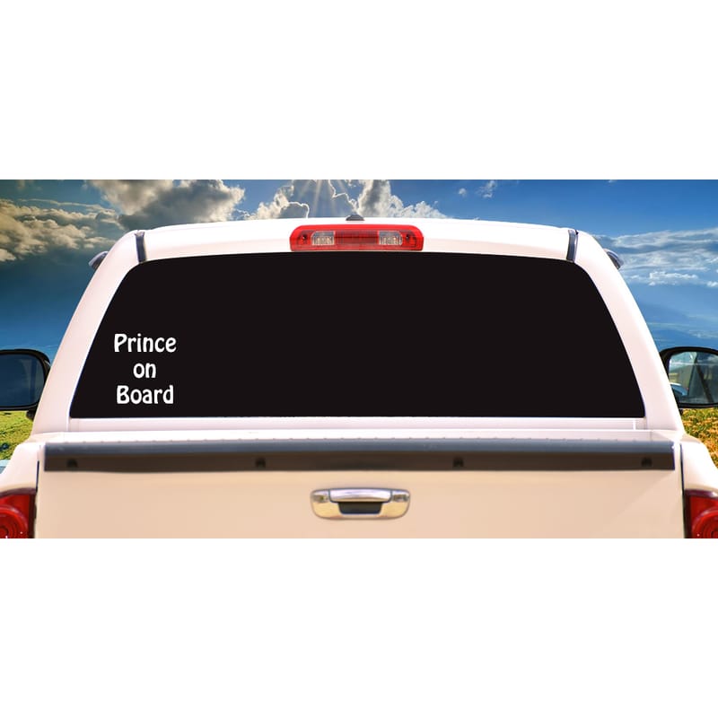 Prince On Board Decal