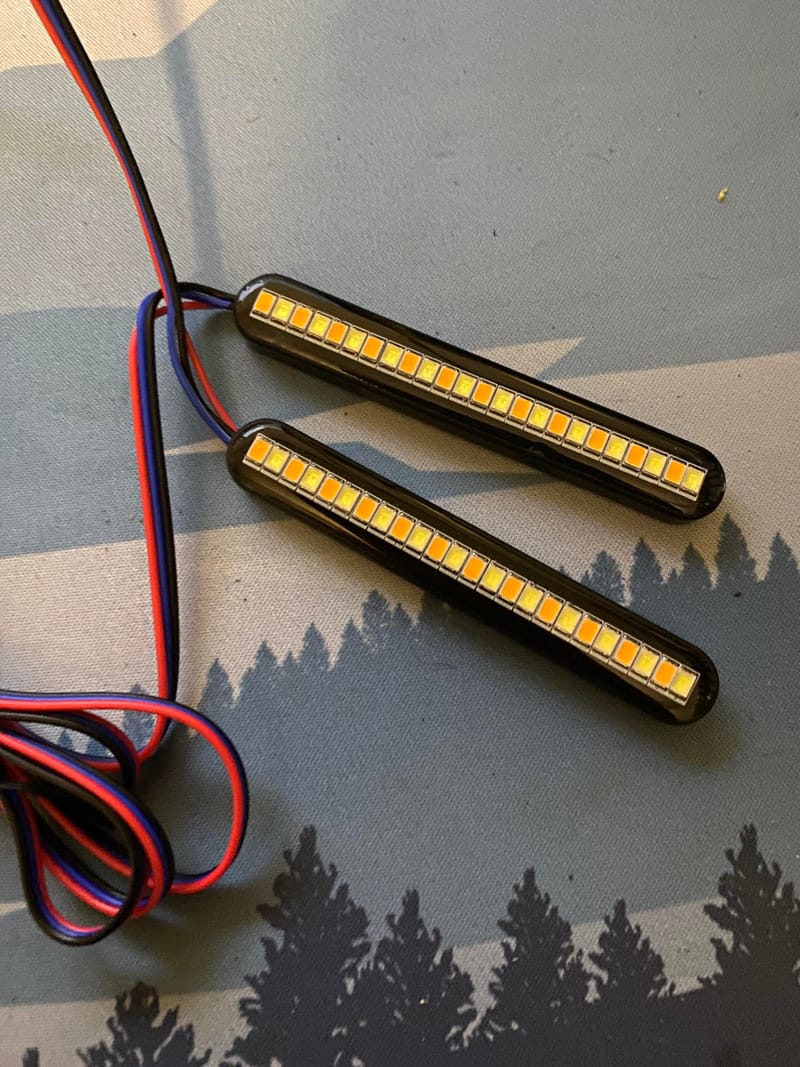 Front Turn Signals with white running lights and amber sequential flash ...