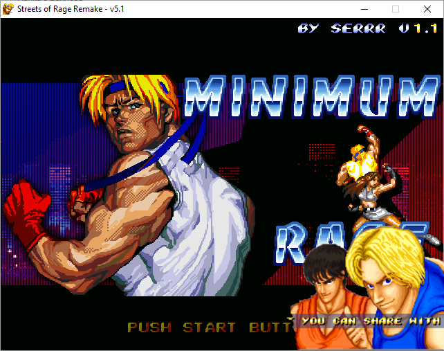⭐👉 Streets of Rage Remake v5.1 | Minimum Rage v1.1 over Burning Fight Prototype - Ultimate Free ...