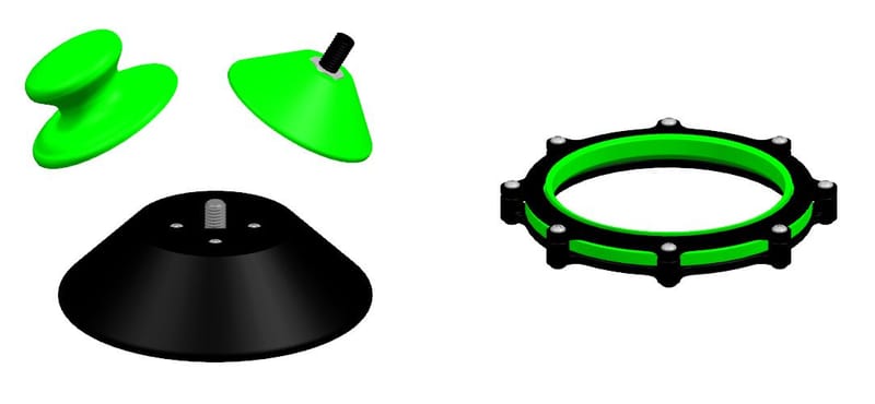 Bowling Ball Spinner Stand Cup Sander Polisher Resurfacer