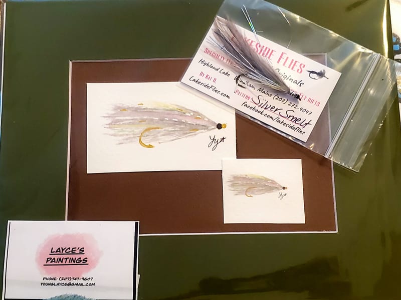 Silver Smelt Print - LAKESIDE FLIES