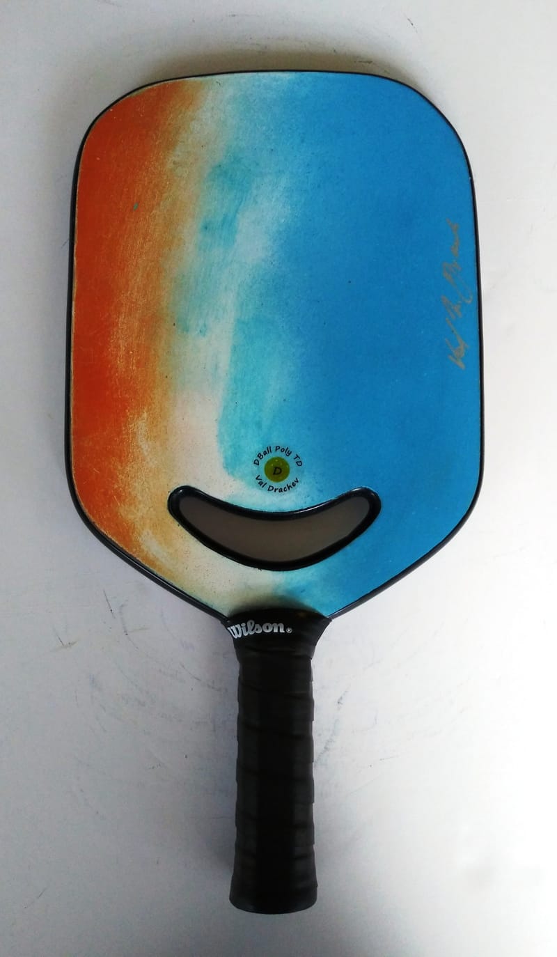 DBall Poly TR Pickleball Paddle. Old Spanish Wall color / with cutout ...