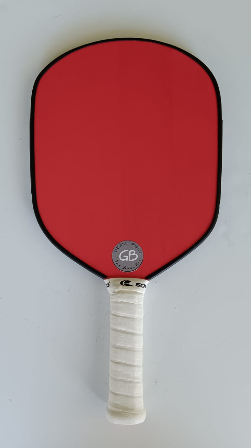 DBall Poly Composite GB Pickleball Paddle. Black/Red - DBall Paddles