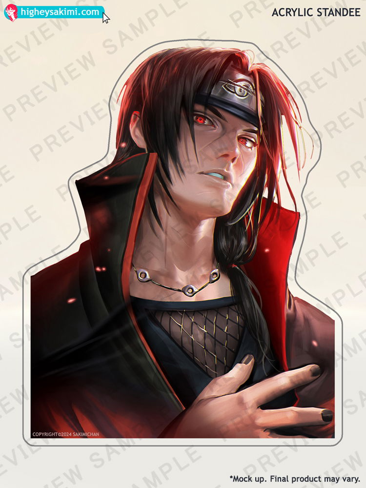 Itachi Portrait Acrylic Standee - HIGHKEYSAKIMI