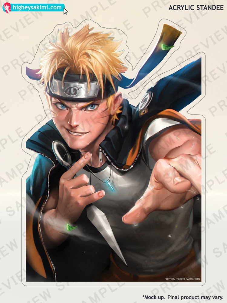 Naruto Portrait Acrylic Standee (Canada & Int'l) - HIGHKEYSAKIMI