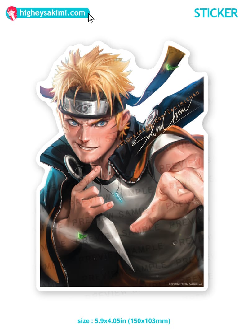 Naruto Sticker - HIGHKEYSAKIMI
