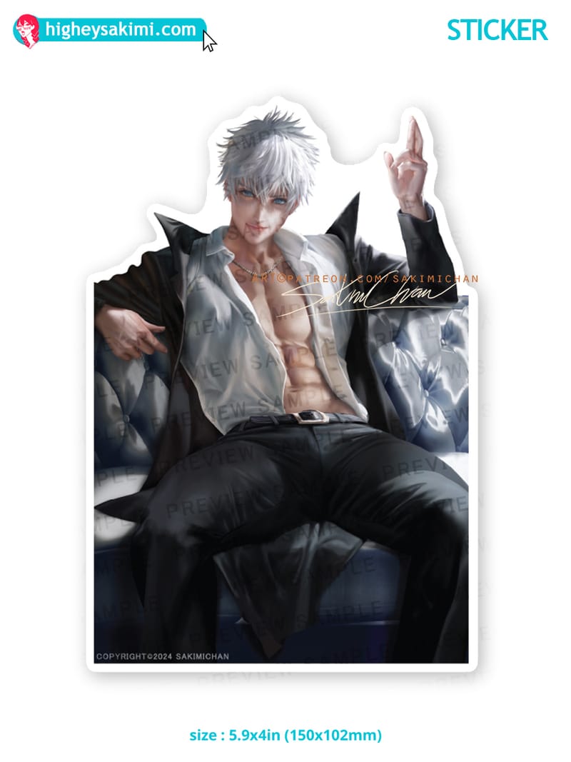 Gojo Satoru Sticker - HIGHKEYSAKIMI