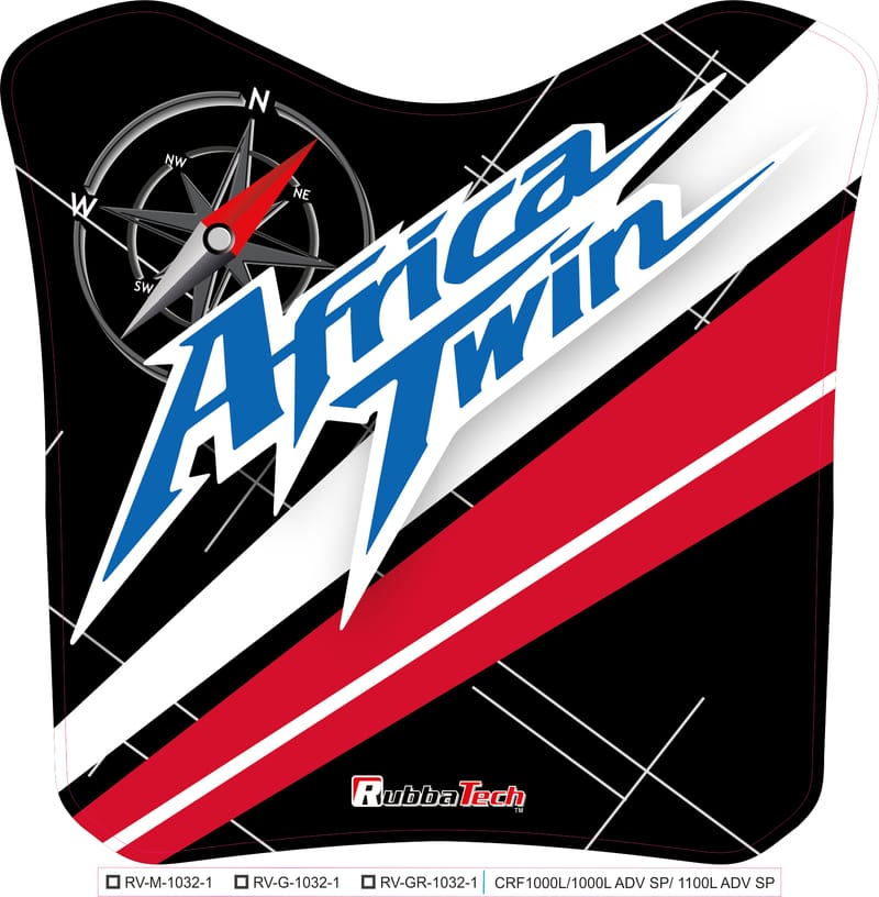 AFRICA TWIN - COMPASS RED - GRIPPER - RubbaTech.SA