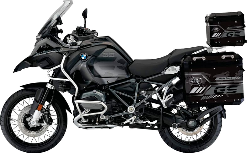BMW Top Box Wrap Triple Black