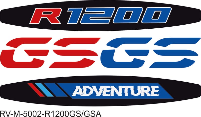 BMW R1200GS/GSA POOP SCOOP STICKERS