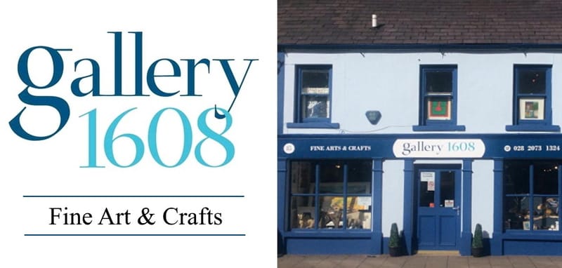 Gallery 1608 Shop. Art Gallery, County Antrim, Northern Ireland.