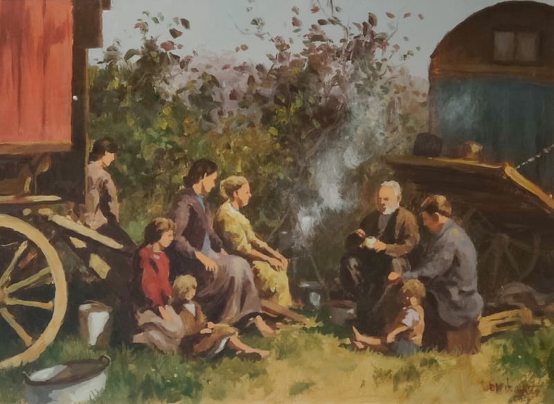 "Gypsy Campfire" - GALLERY 1608