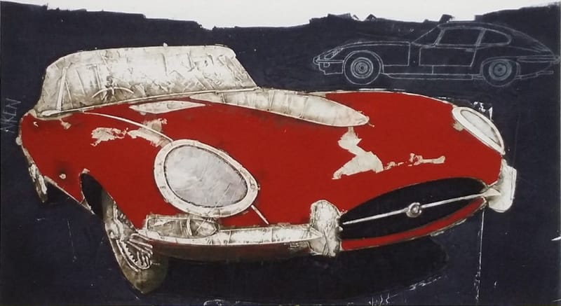 "E-Type Study" - Jonathan Aiken - GALLERY 1608