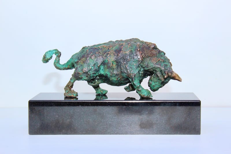"Rough Textured Bull" - GALLERY 1608