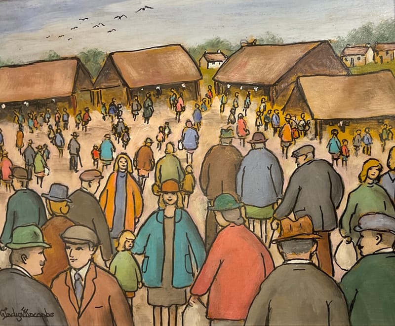 "Busy Country Market" - GALLERY 1608
