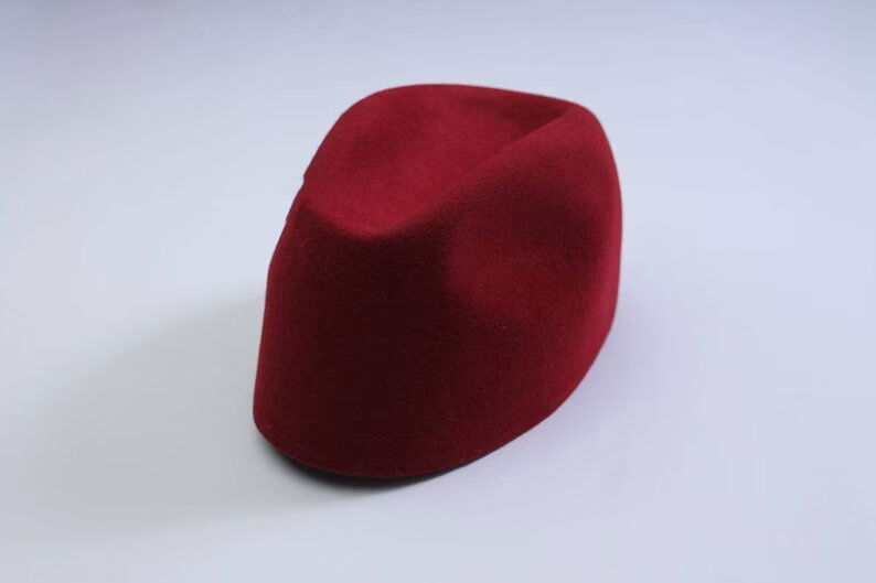 Tarbouche marocain style du Roi MED 5 - Blanc