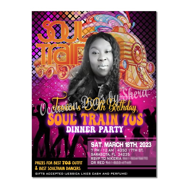 Soul Train 70s Party - Occasion Days by Shera