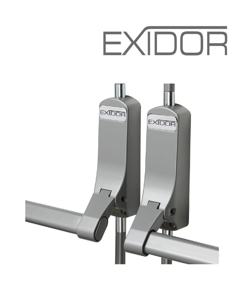 Exidor - 284 Push Bar Non-Rebated Double Door Set - Raniyo (Pvt) Ltd