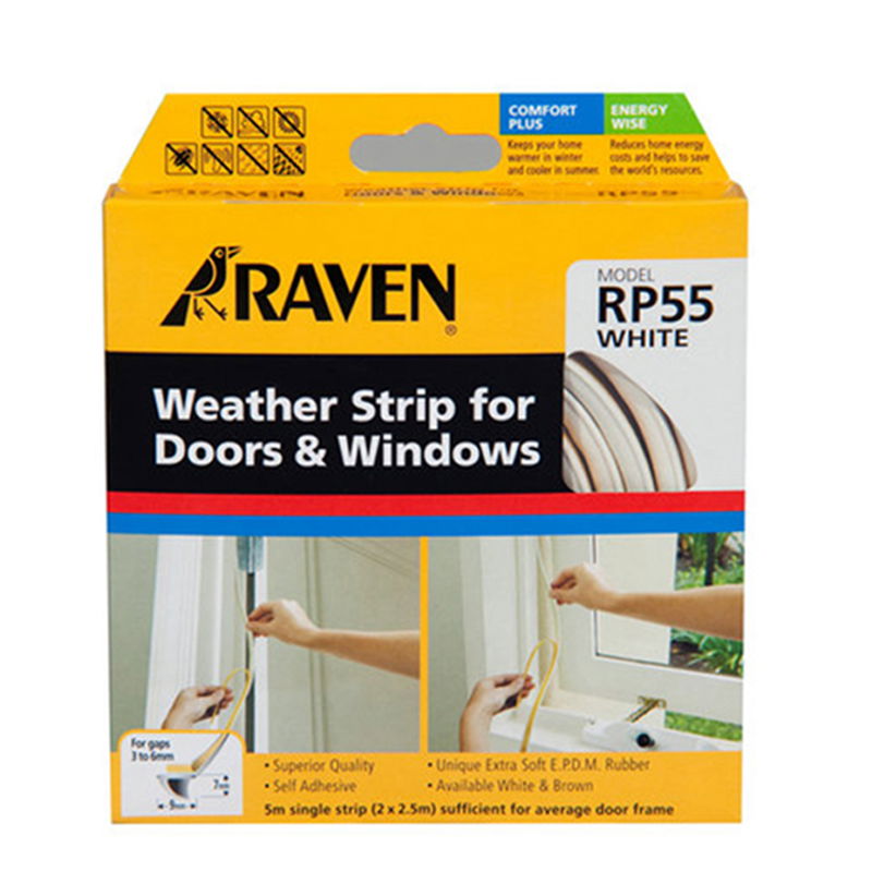 RP59 - Door & Window Weather Strip - Raven - Raniyo (Pvt) Ltd