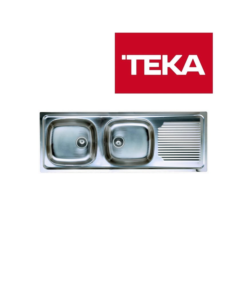 Teka E 50 Double bowl drain sink - Raniyo (Pvt) Ltd