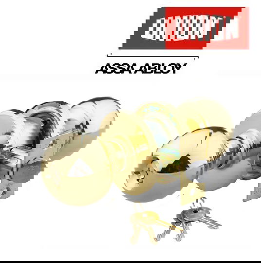 Union - Knobset - X 96200 PB - Bedroom Lock