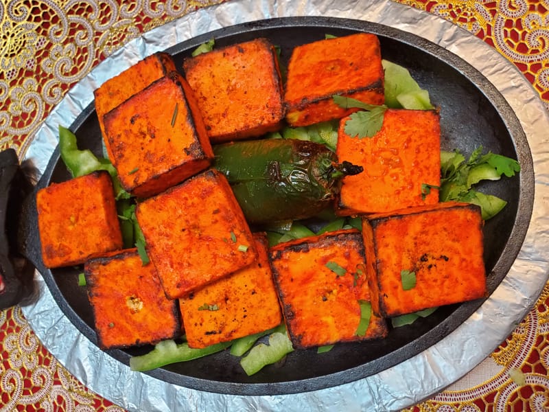 Tandoori Paneer Tikka - Text