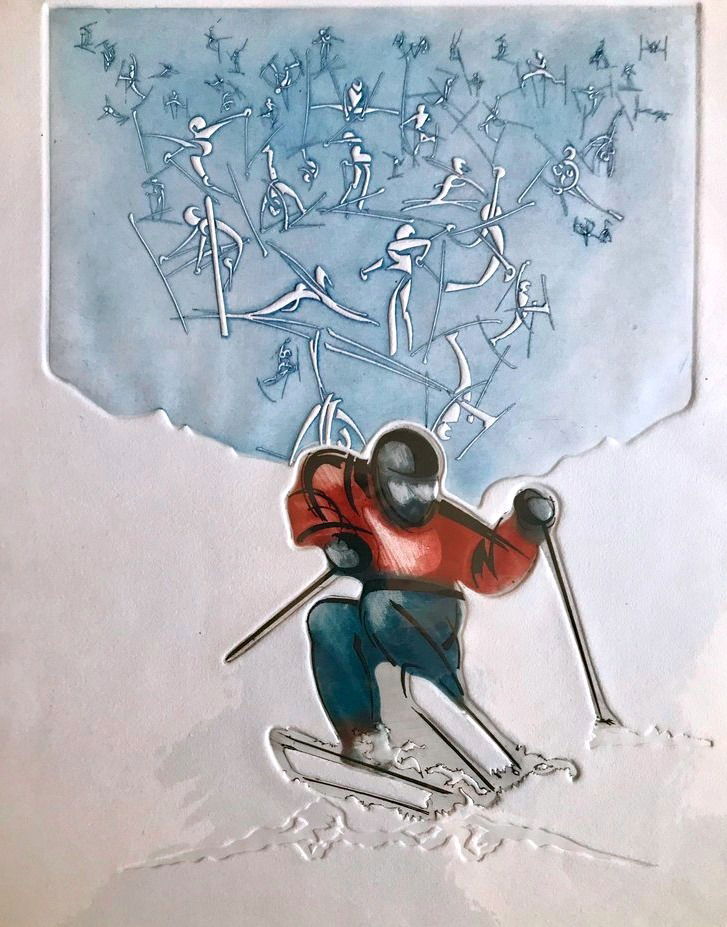 l'oeuvre de l'artiste Alain bar