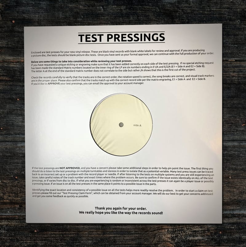Melting Pot - Néstor Álvarez - Test Pressings - Original Gravity