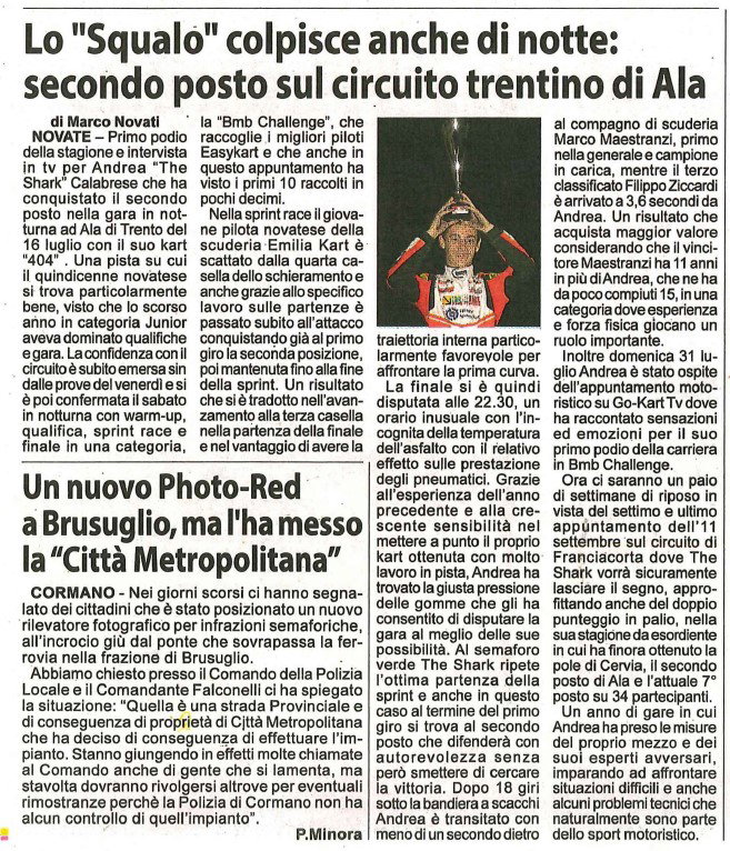 4 Agosto 2022 - Il Notiziario - Andrea Calabrese