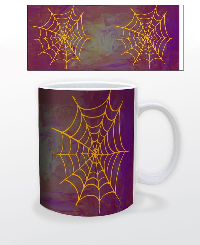 Halloween - Purple Spider Web