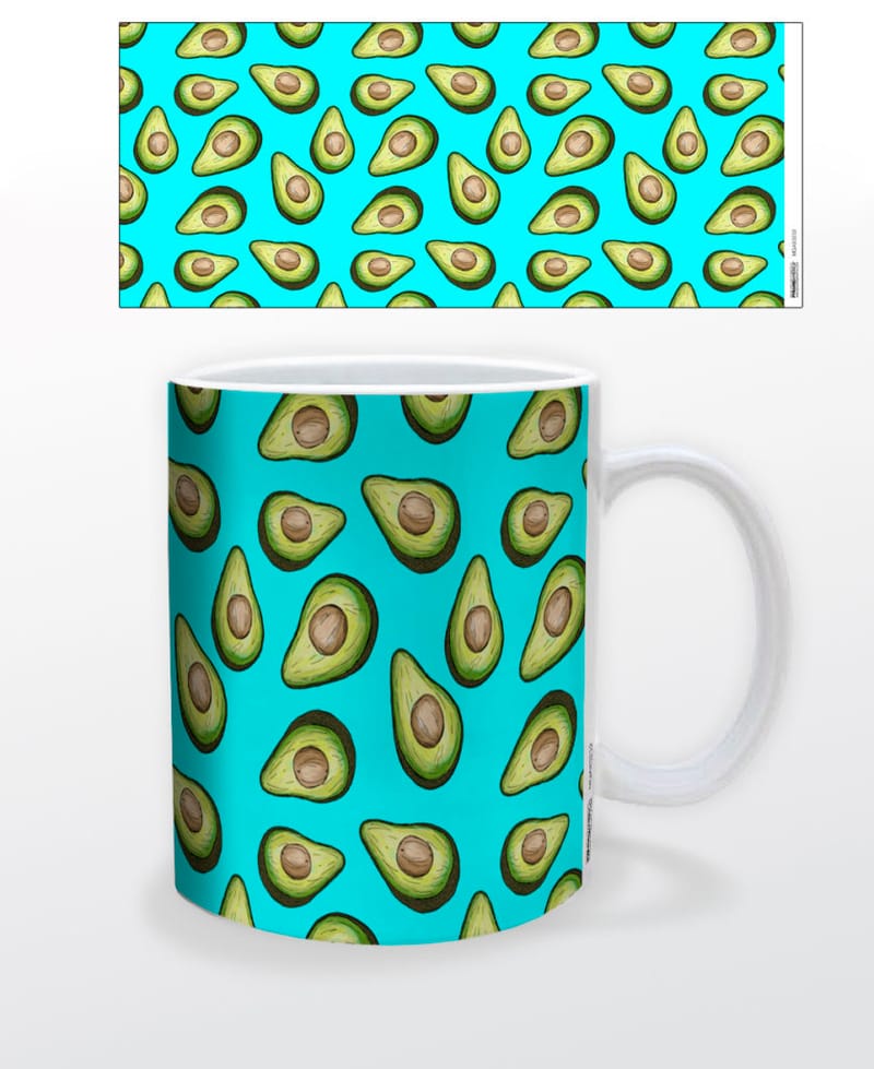 Blue Avocado Pattern