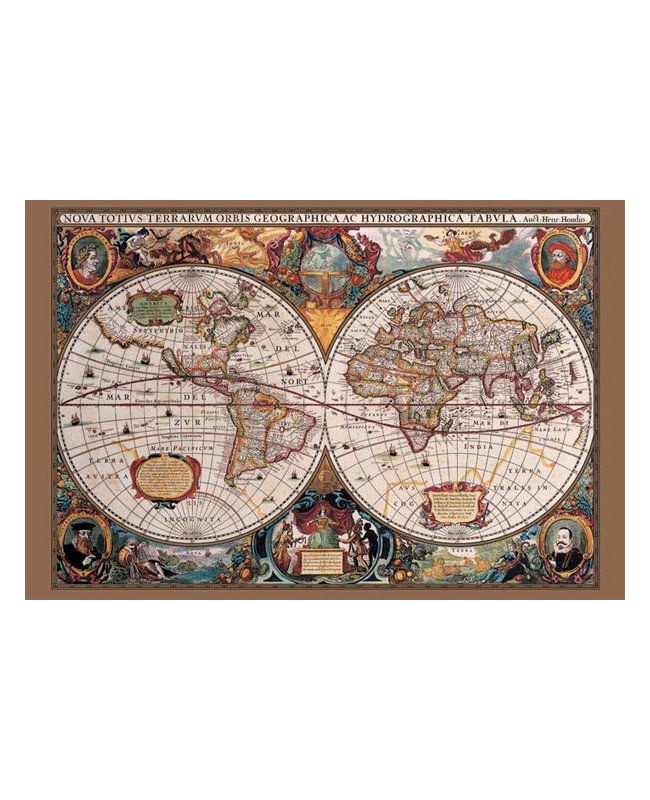 17th Century World Map