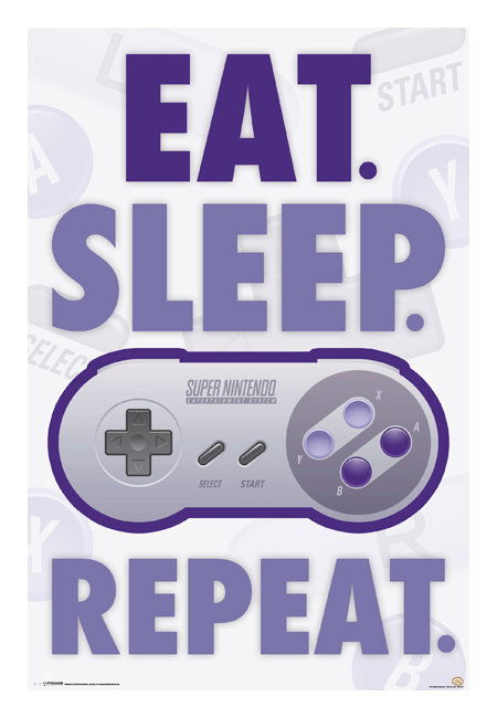 Nintendo - Eat, Sleep, Game, Repeat