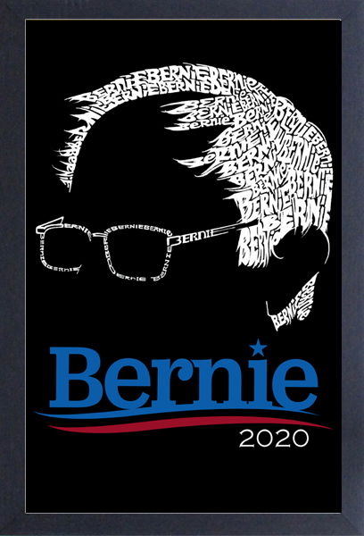 Bernie 2020 - Typographic
