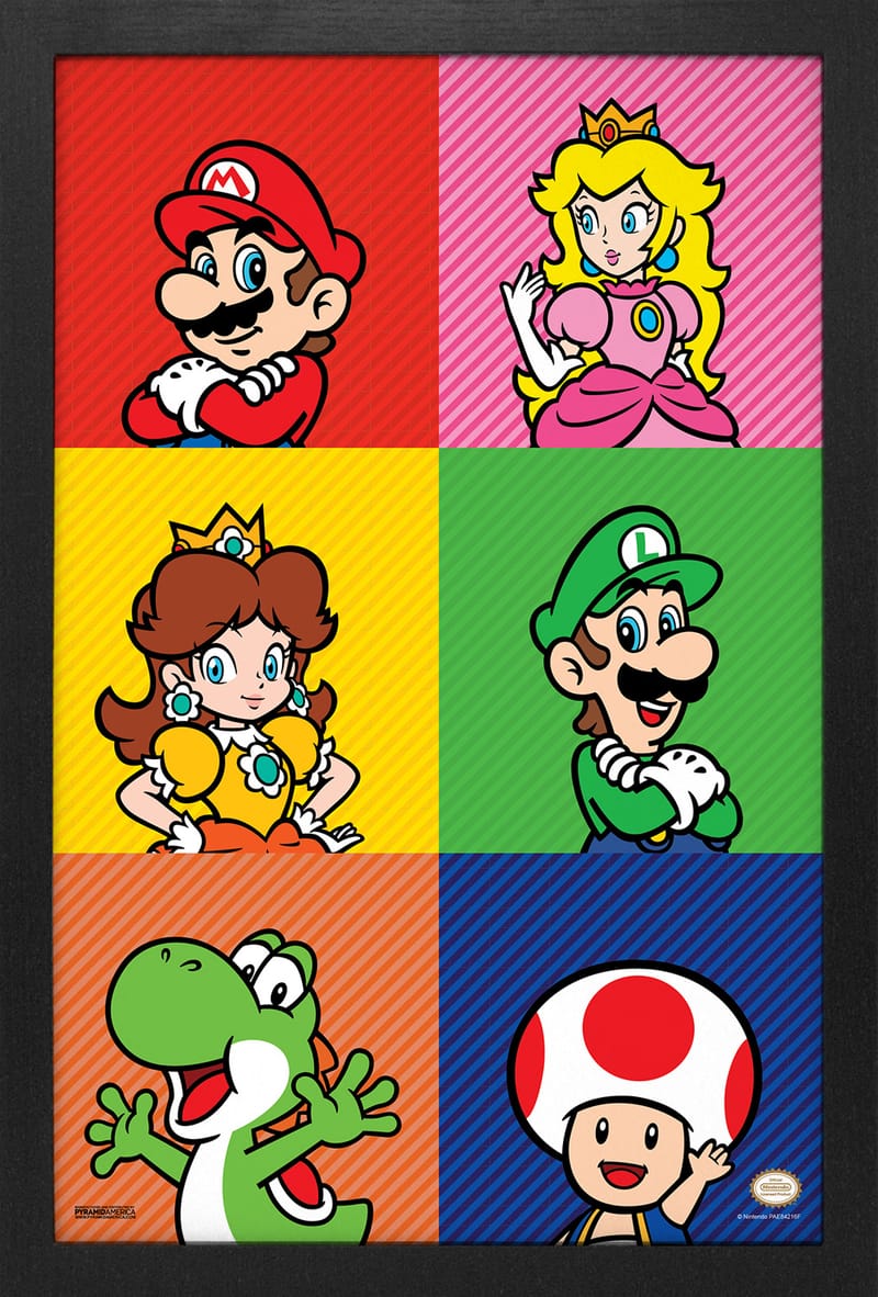 Super Mario- Pop Art Friends