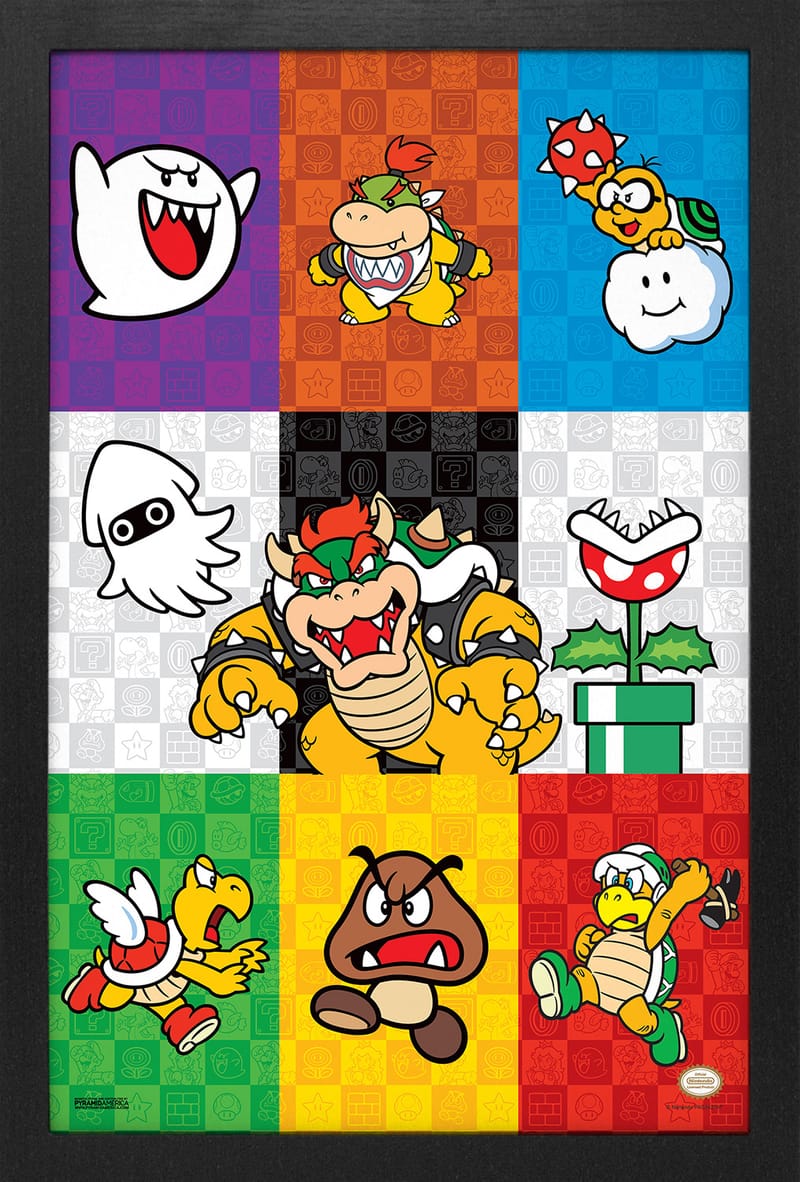 Super Mario- Pop Art Villains