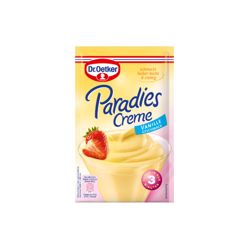 Dr. Oetker Paradies Creme vanille