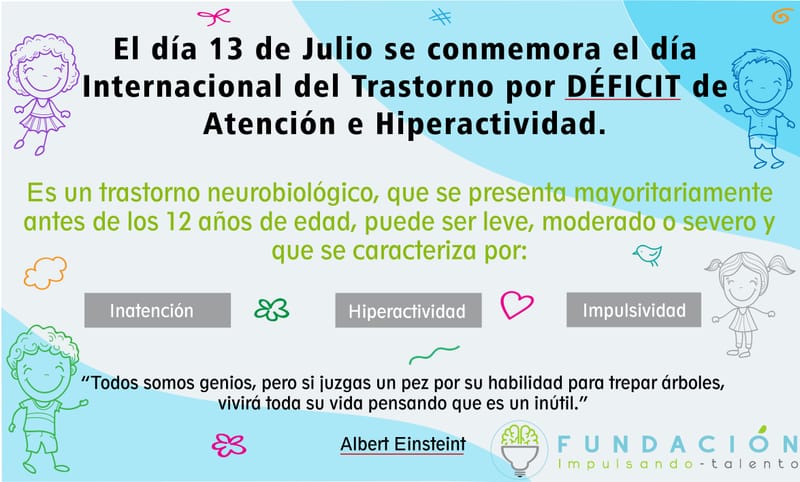 DÍA INTERNACIONAL DEL TRASTORNO POR DÉFICIT DE ATENCIÓN E HIPERACTIVIDAD - Fundación Yo ...