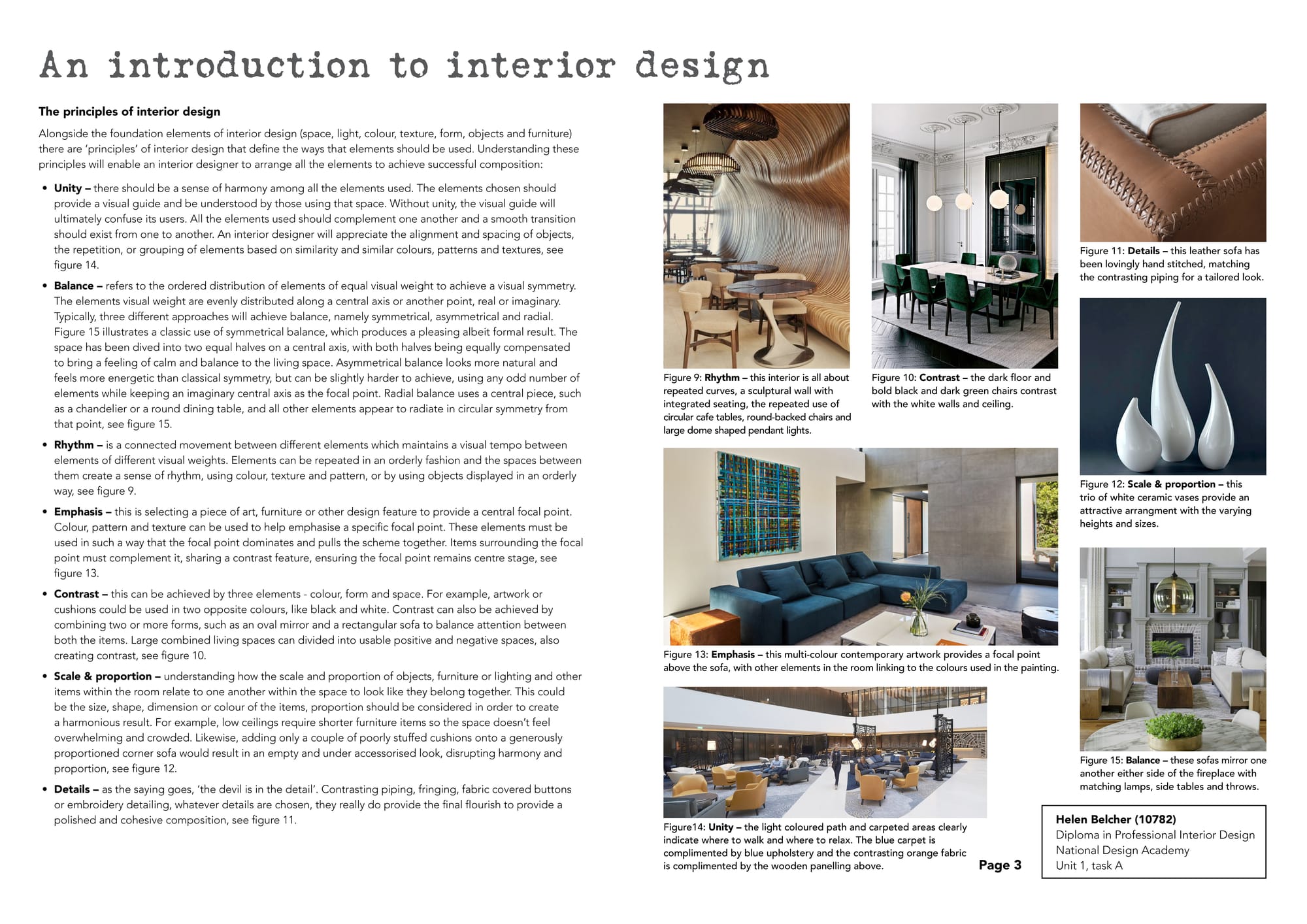 CV, profile & portfolio - Helen Belcher