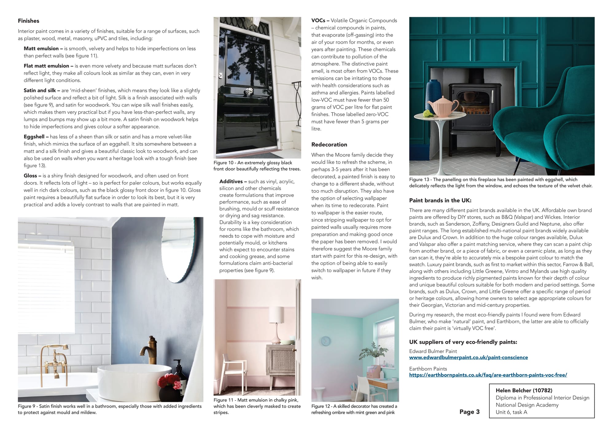 CV, profile & portfolio - Helen Belcher